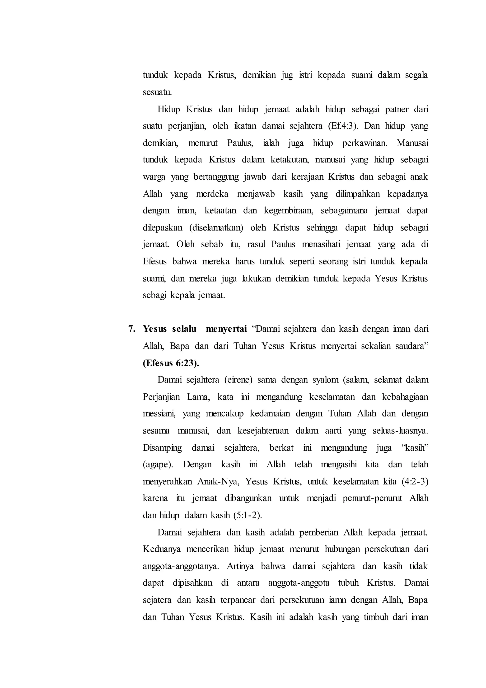 Aldi mbuik (makalah tentang yesus dalam surat paulus dalam penjara) | DOCX