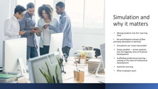 Why students engage in simulation and how it prepares them for work | PPT
