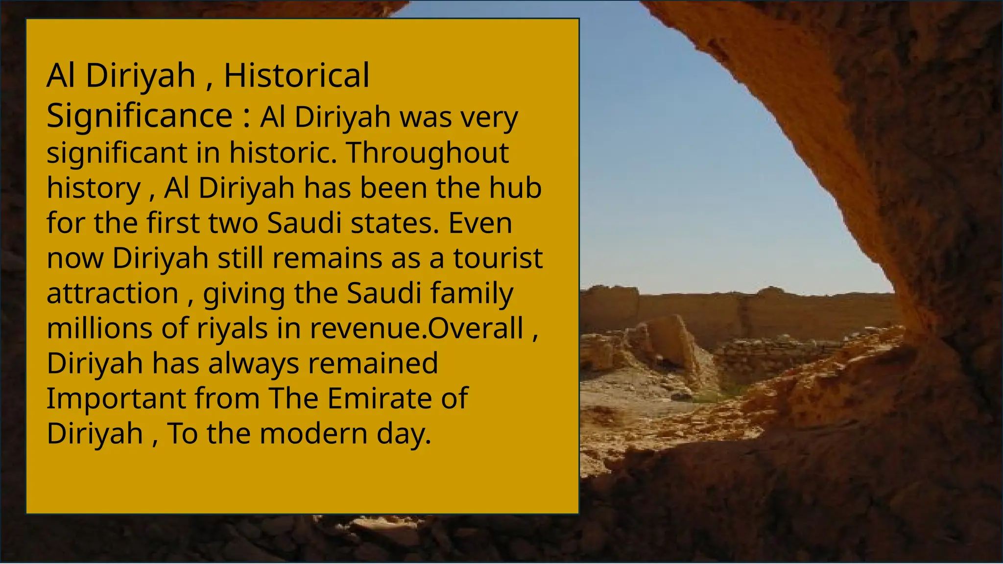 Inside Saudi - Al diriyah - Large Projects | PPTX
