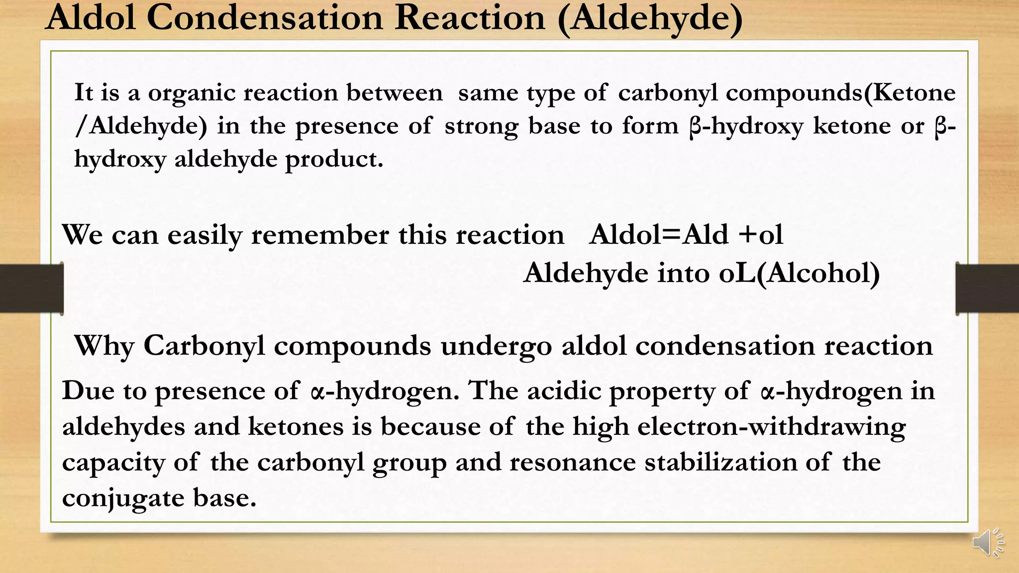 Aldol Condensation || with Mechanism || Aldehyde Chemical Rxn| ALDOL ...