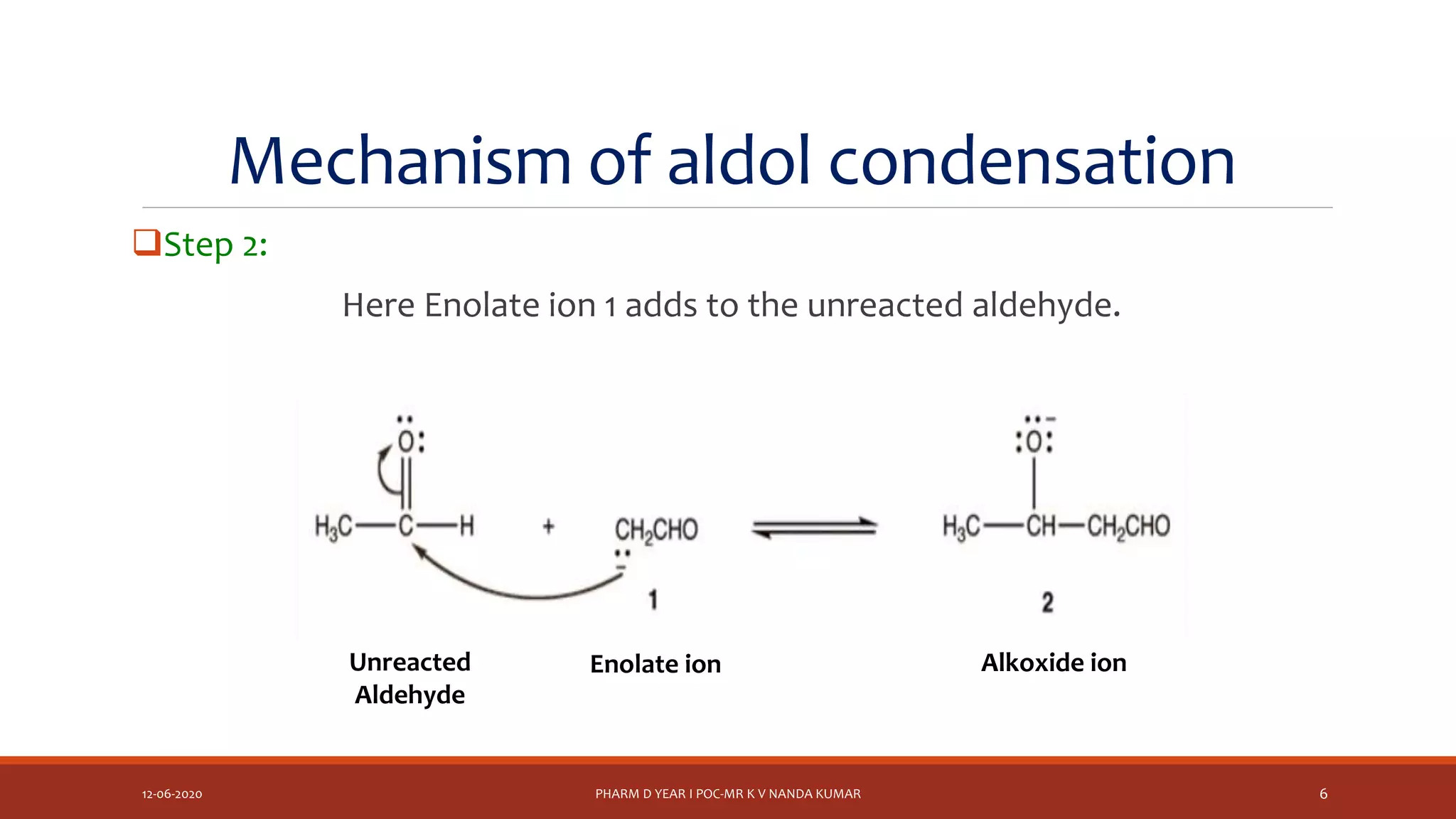Aldol condensation | PPTX