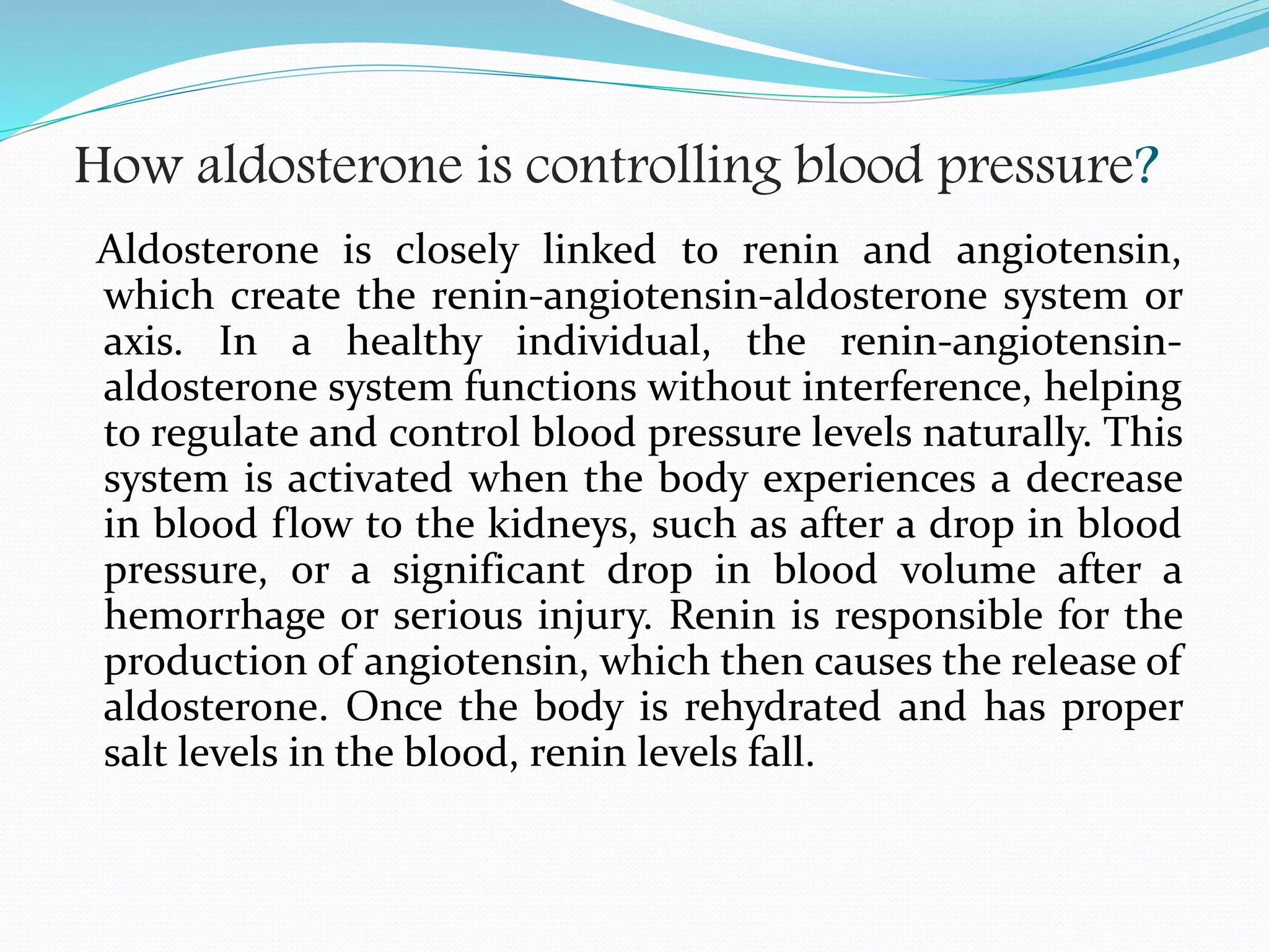 Aldosterone | PPTX