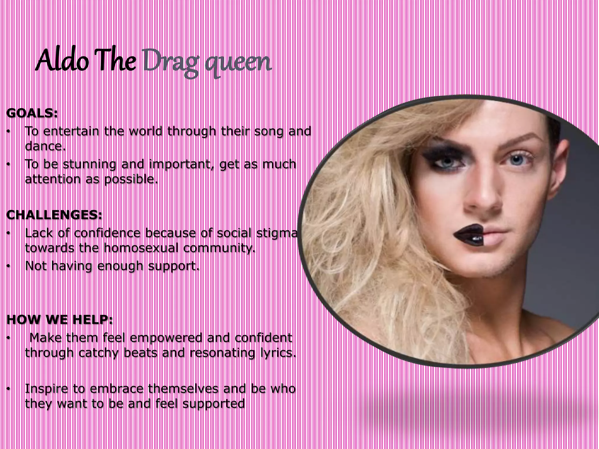 Aldo the drag queen | PPT | Free Download
