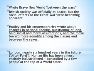 Aldous Huxley | PPTX