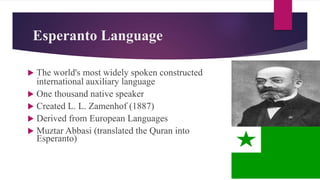 Artificial language | PPTX