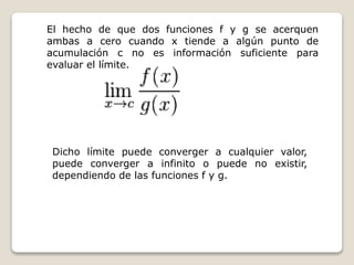 formas indeterminadas | PPTX