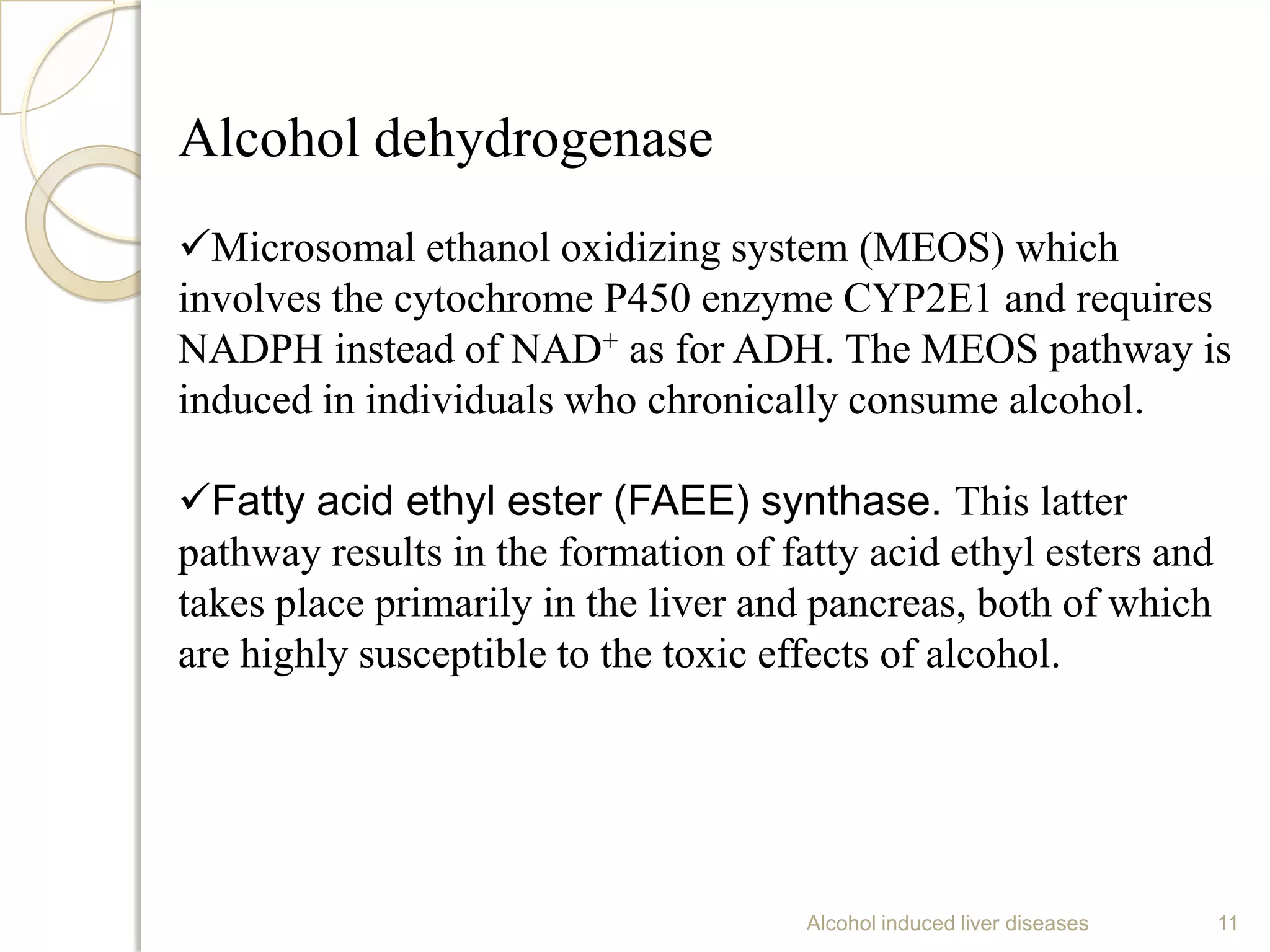 alcoholoc liver disease | PPTX | Digestive Disorders | Diseases and ...