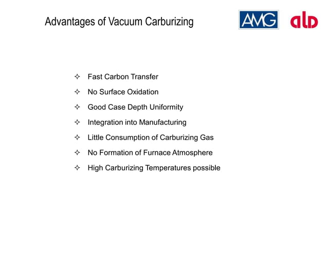 ALD Vacuum Carburizing and Low Pressure Carburizing | LPC | PDF