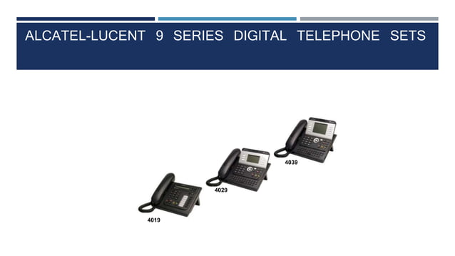 Alcatel-Lucent OmniPCX Enterprise introduction | PPTX | Computing | Technology & Computing