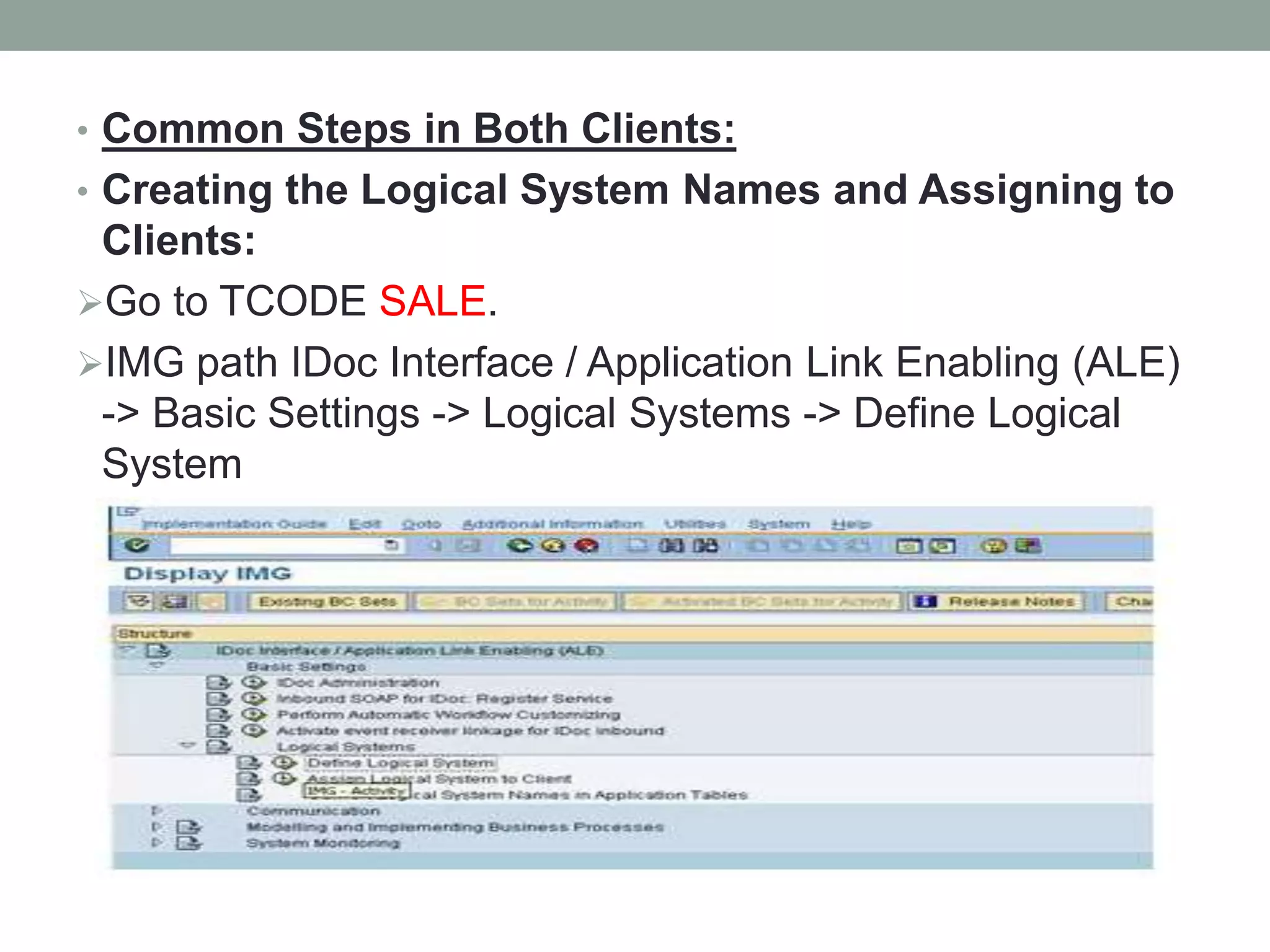 SAP ALE Idoc | PPTX | Computer Software and Applications | Computing