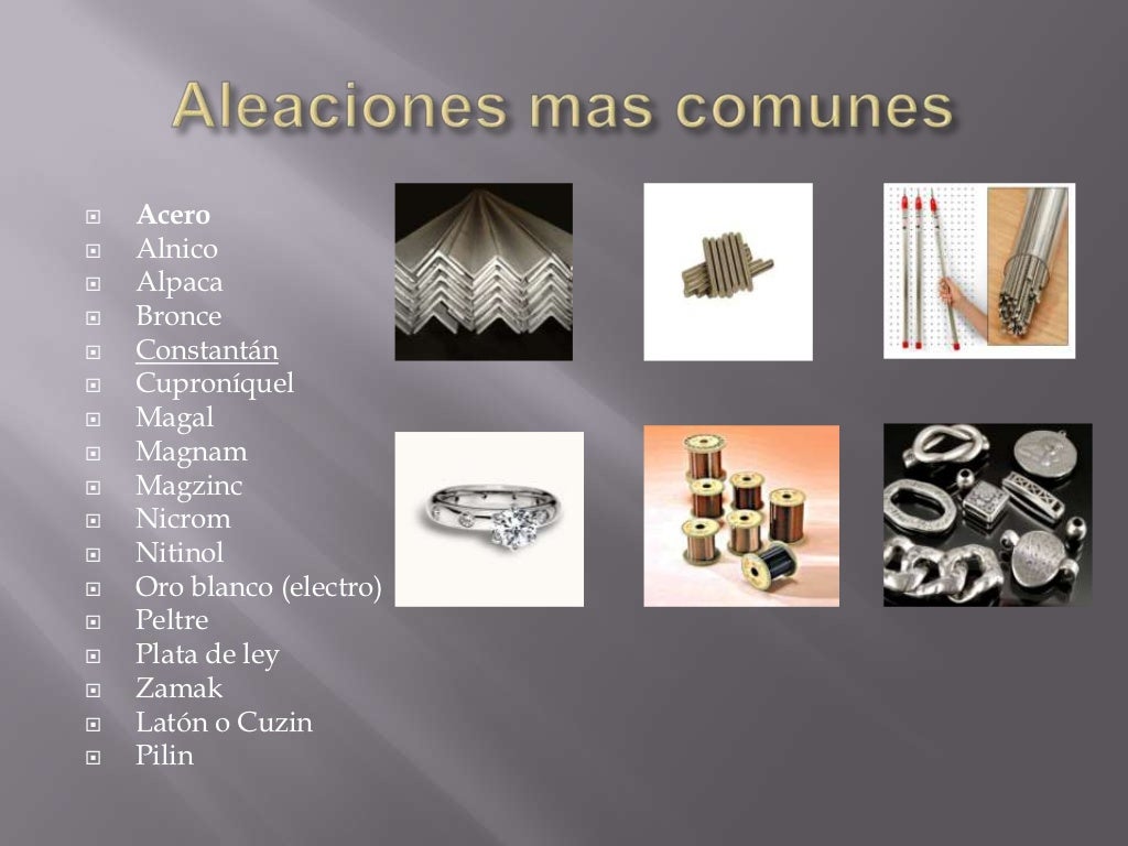 Aleaciones