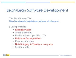 A lean automation blueprint for testing in continuous delivery | PPT