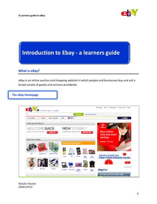A learners guide to ebay pdf | PDF
