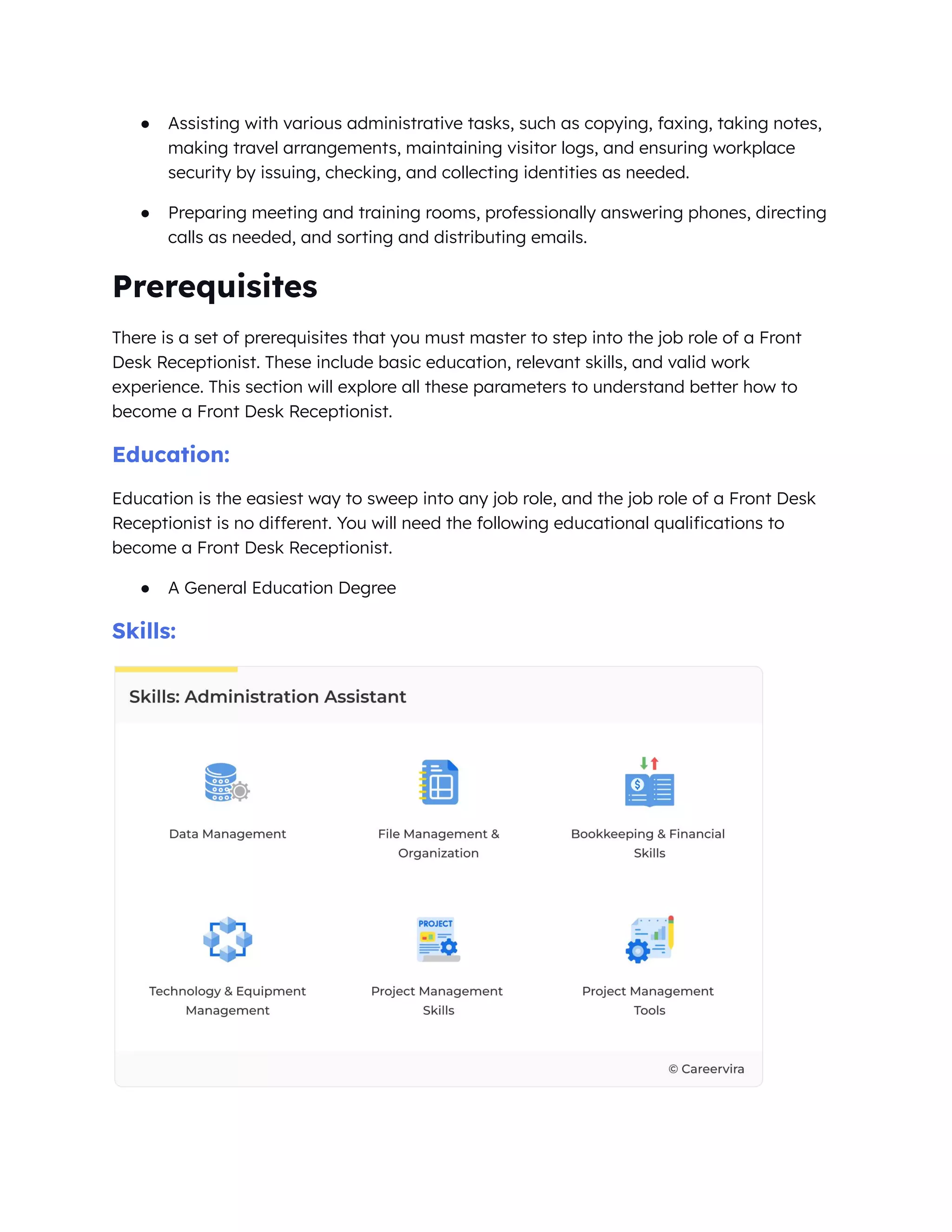 A Learn Guide for Front Desk Receptionists | PDF | Business ...