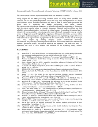 A LEARNING ANALYTICS APPROACH FOR STUDENT PERFORMANCE ASSESSMENT | PDF | Education industry ...