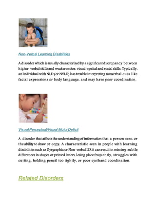 A learning disability affects | DOCX