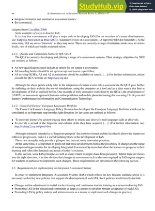 A Learning Integrated Assessment System | PDF