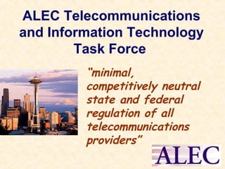 ALEC 2004 Summit: Good Policies Equal Good Things for Consumers | PPT