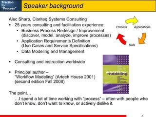 Workflow Modeling Alec Sharp