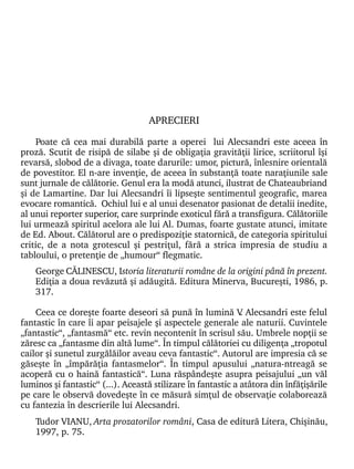 Alecsandri vasile muntele de foc (aprecieri) | PDF