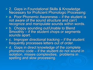 A Lecture On The Common Reading Problems | PPT