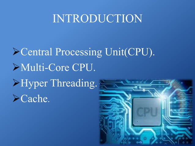 intel core i7 | PPTX | Computing | Technology & Computing