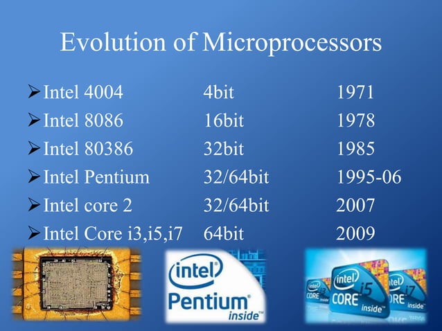 intel core i7 | PPTX | Computing | Technology & Computing
