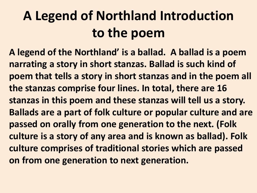 A Legend of Northland