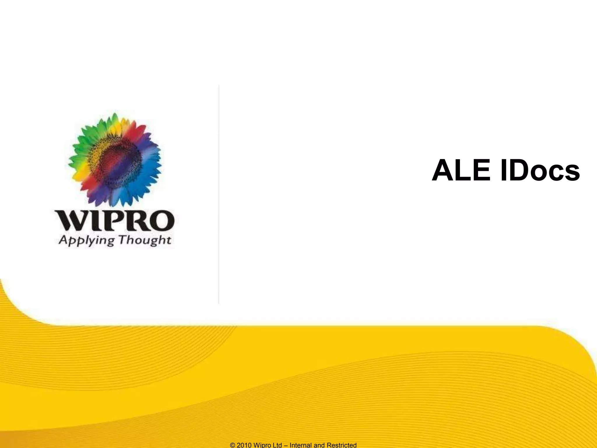 Ale idoc training kit sap Anilkumar chowdary | PPTX | Computer Software and Applications | Computing