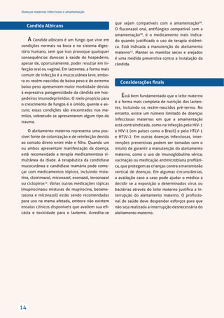 Infecções na nutriz - Doc Científico da SBP | PDF