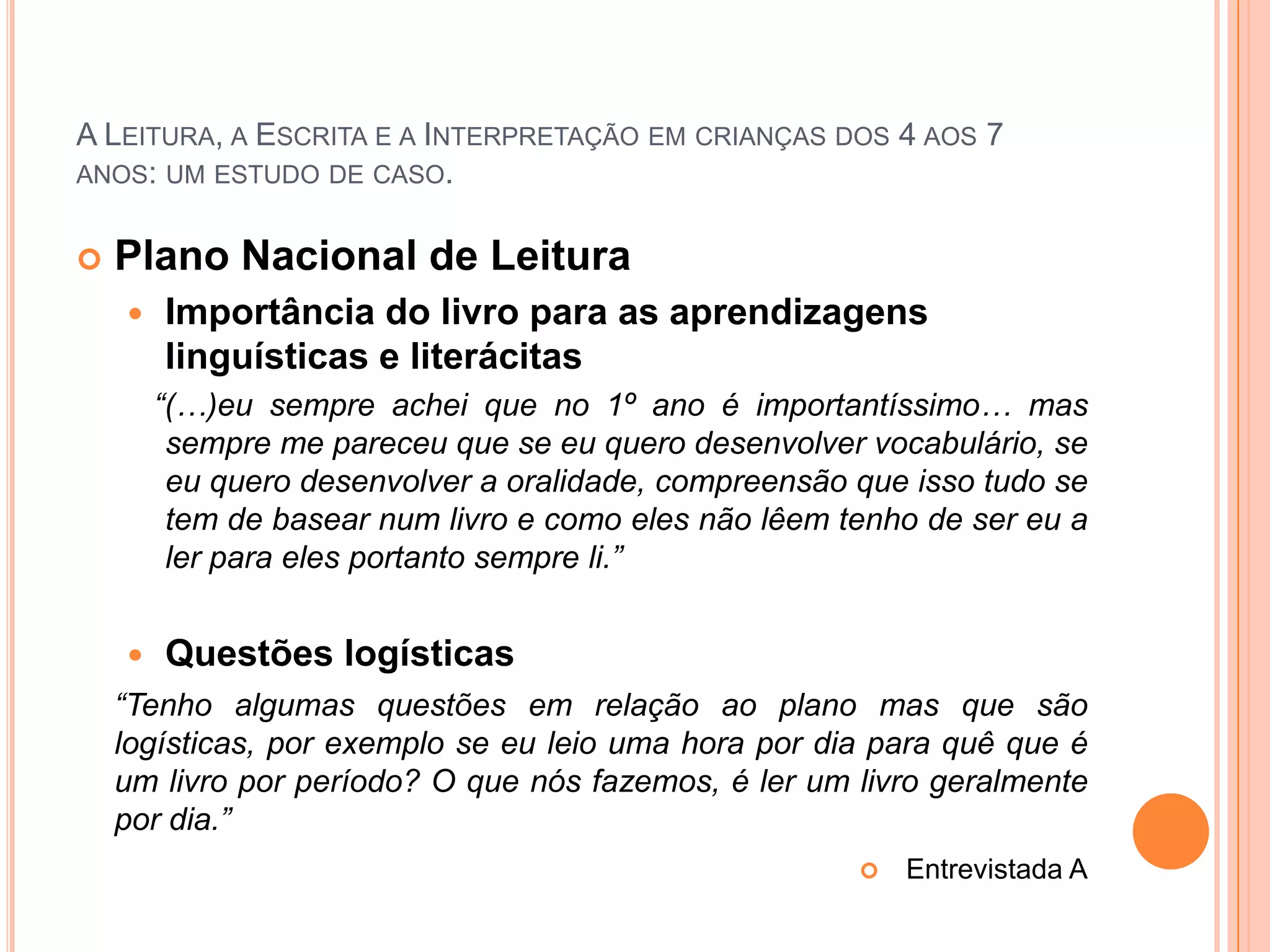A Leitura, A Escrita E A InterpretaçãO ApresentaçãO | PPTX