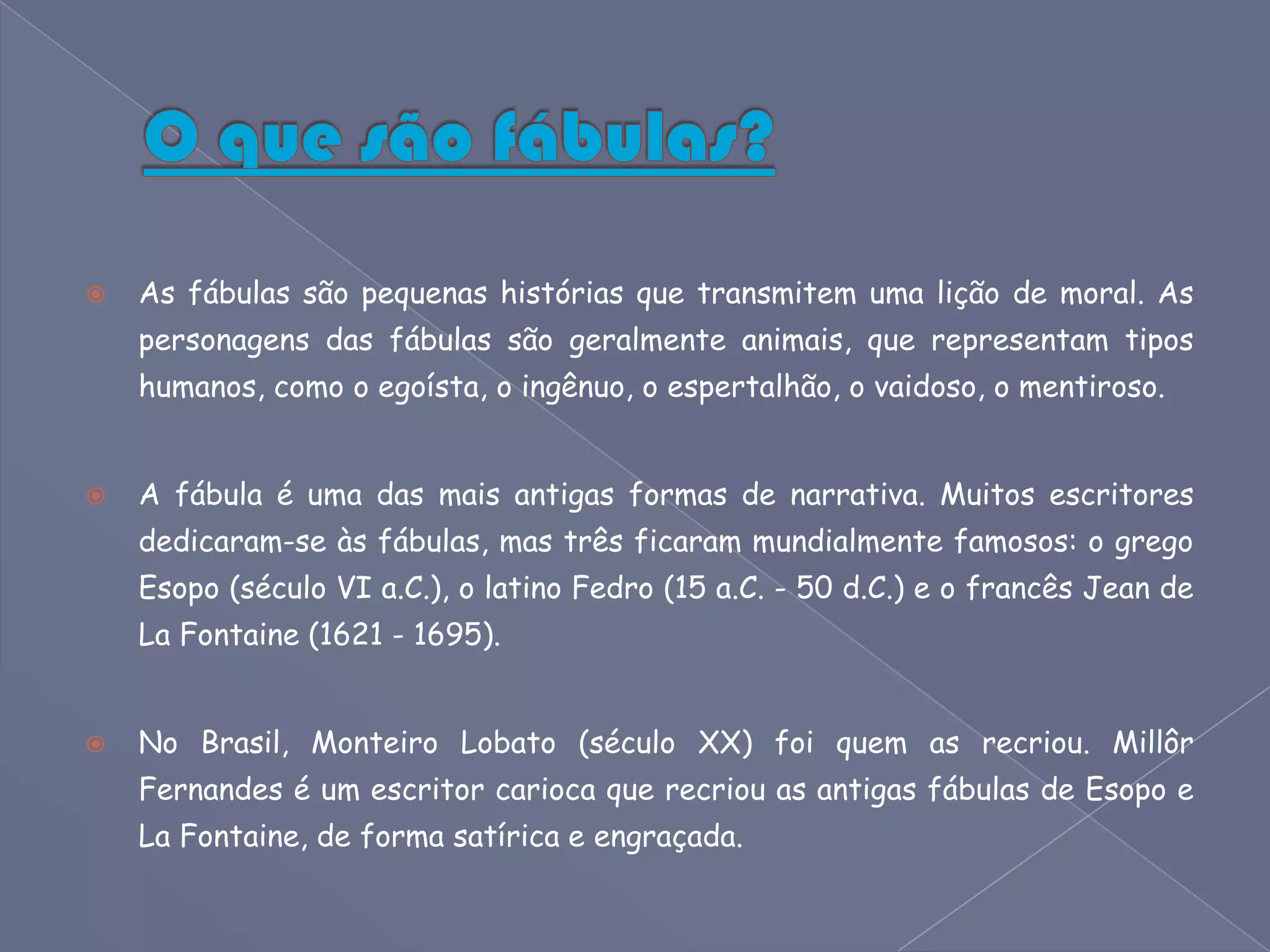 A leitura infantil fábulas | PPT