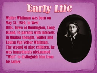 Walt Whitman | PPTX