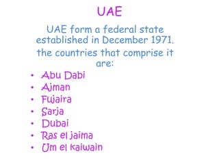 United Arab Emirates. | PPTX