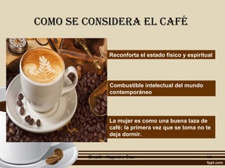 Alejandro café - PRESENTACIÓN DE CALIDAD | PPT