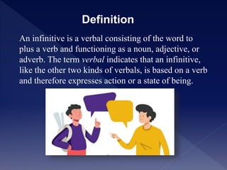 Alejandro González Ingles II CI 3023044 Presentación Infinitive and ...