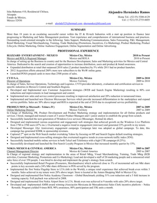 Alejandro Hernandez Ramos RESUME (English) | PDF