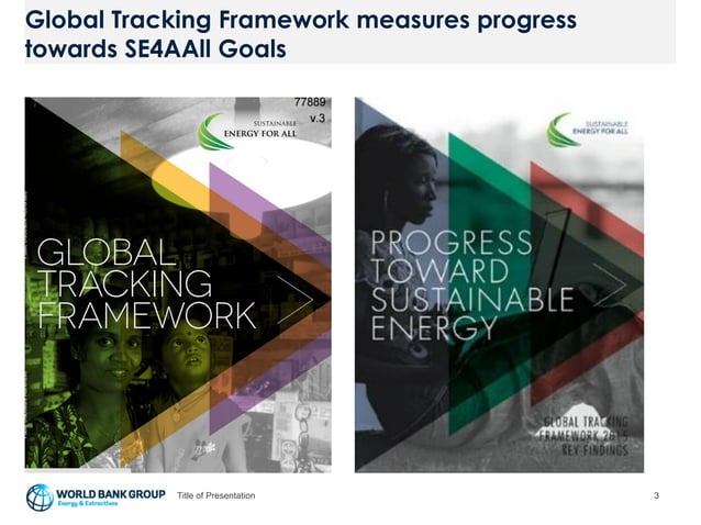 SE4ALL 02 Global Tracking Framework | PPT