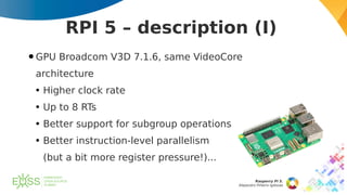 Raspberry Pi 5: Challenges and Solutions in Bringing up an OpenGL/Vulkan Driver for a New GPU | PDF