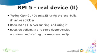 Raspberry Pi 5: Challenges and Solutions in Bringing up an OpenGL/Vulkan Driver for a New GPU | PDF