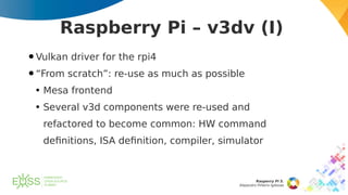 Raspberry Pi 5: Challenges and Solutions in Bringing up an OpenGL/Vulkan Driver for a New GPU | PDF