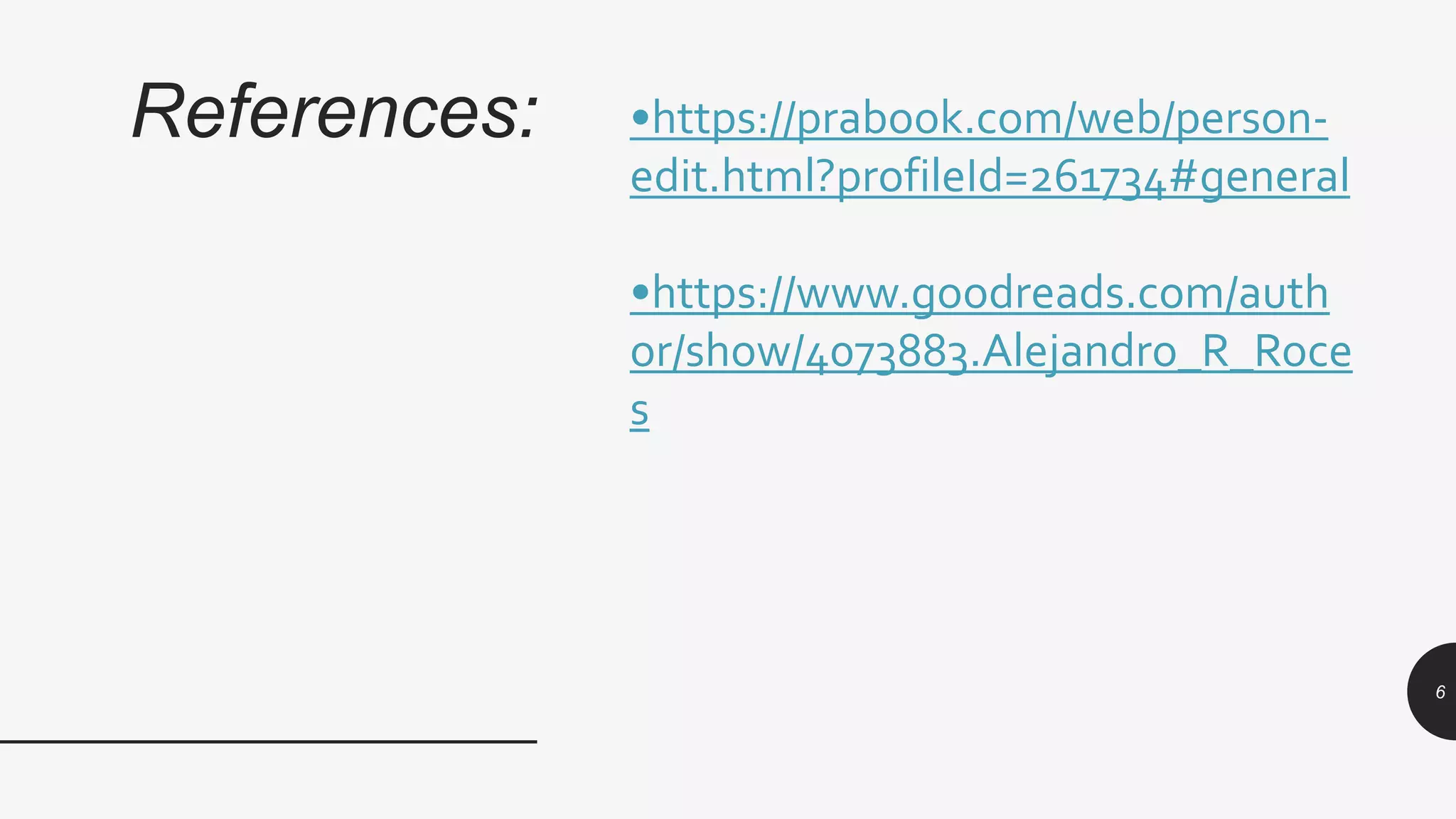 Alejandro Roces | PPTX