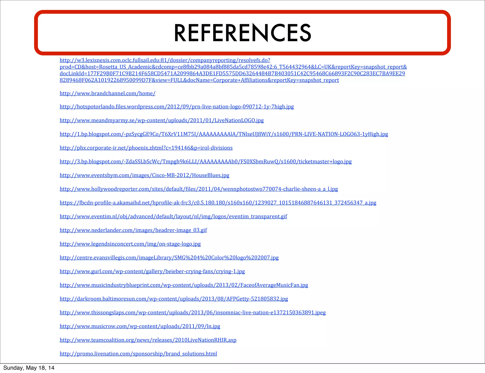 Live Nation Brand Audit | PDF