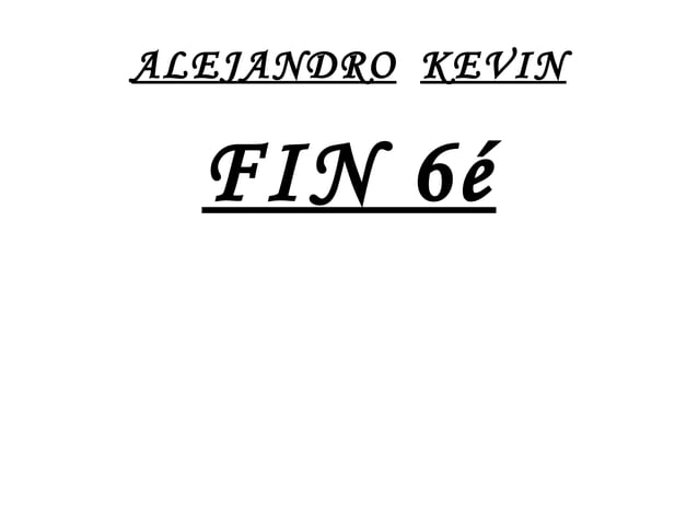 Alejandro y kevin | PPT