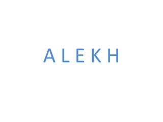 ALEKH | PPT