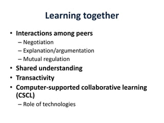 CSCL: Intro | PPTX | Technology & Computing
