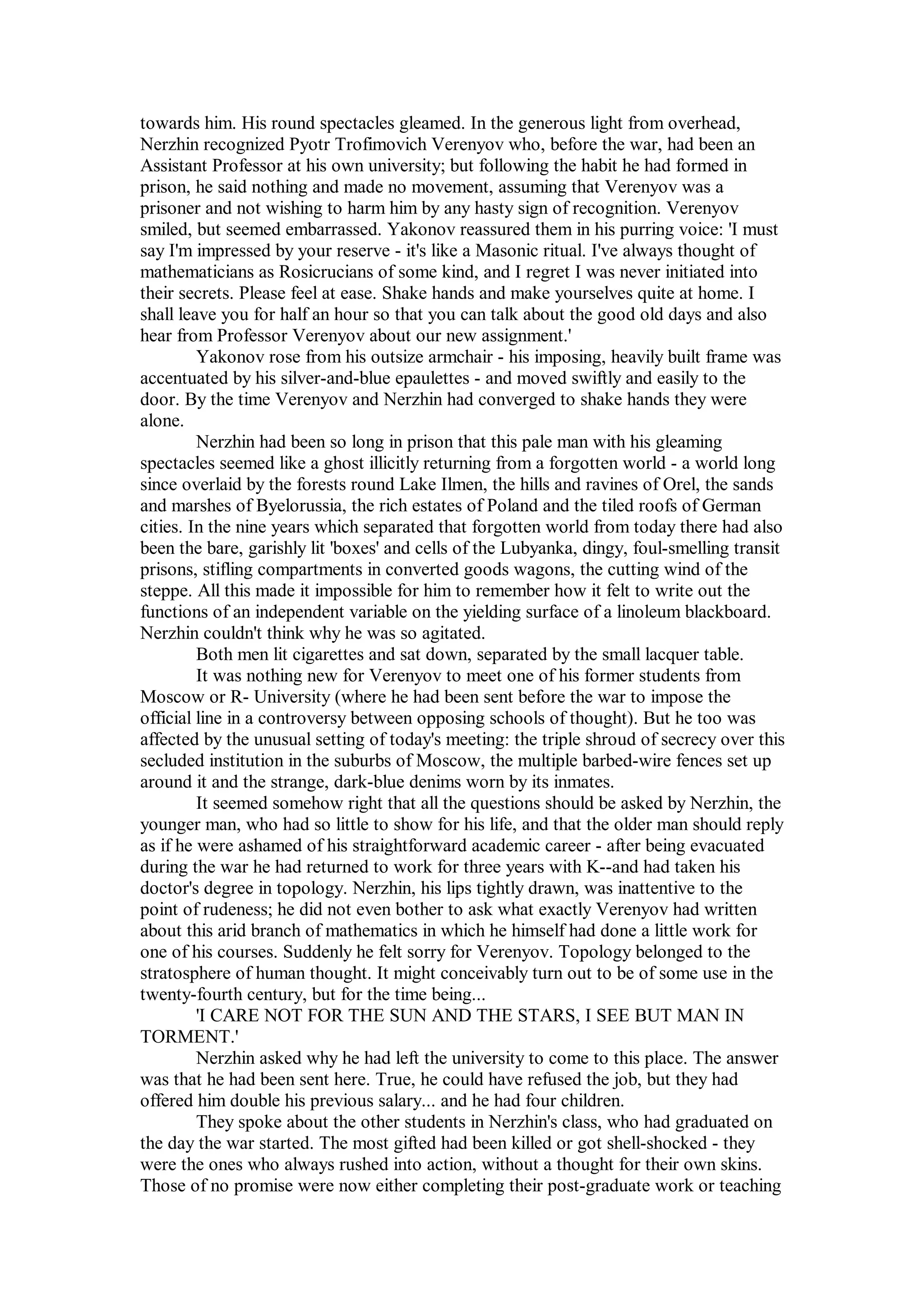 Aleksandr isaevich solzhenitsyn - the first circle(1968) | PDF