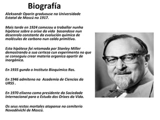 Aleksandr oparin | PPT