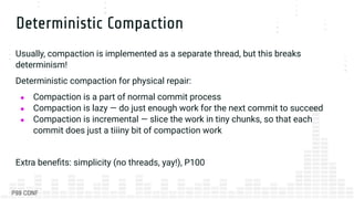 Just In Time LSM Compaction by Aleksei Kladov | PDF