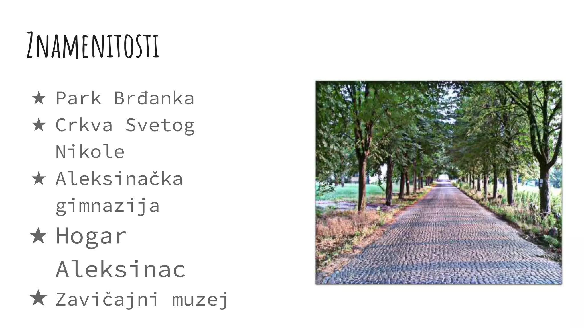 Aleksinac moj grad | PPTX